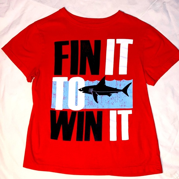 Crazy 8 | Shirts & Tops | Fin It To Win It T Shirt | Poshmark